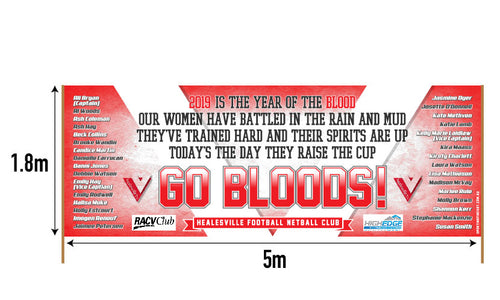 Milestone Run Through Banners — Sporting Fine Art